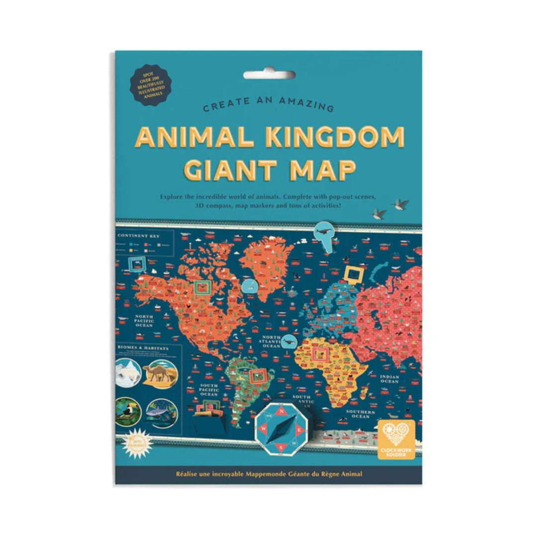 Create your own Animal Kingdom Giant World Map – DLWP SHOP